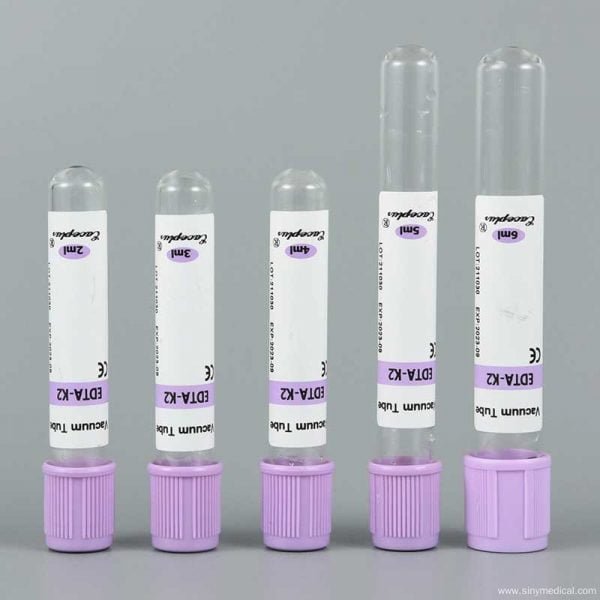 EDTA is Used as the Additive in Purple Top Tubes | Sinymedical