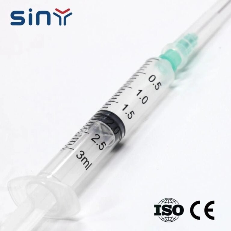 3ml Syringe with Needle - Trusted Luer Slip Design