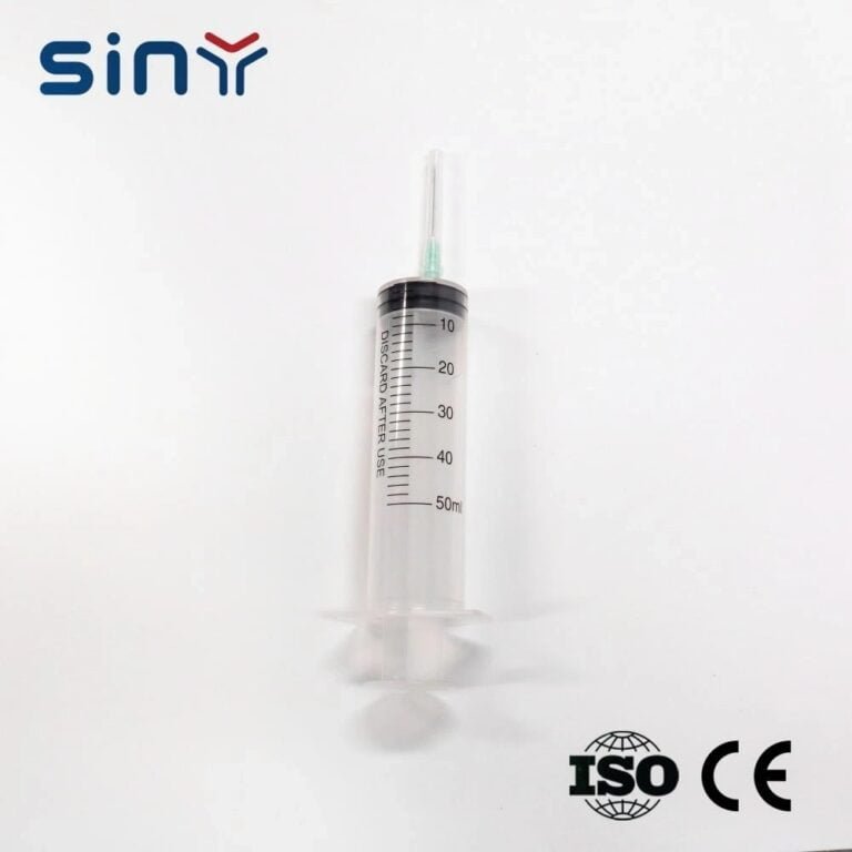 50ml Disposable Plastic Syringe for Accurate Medical