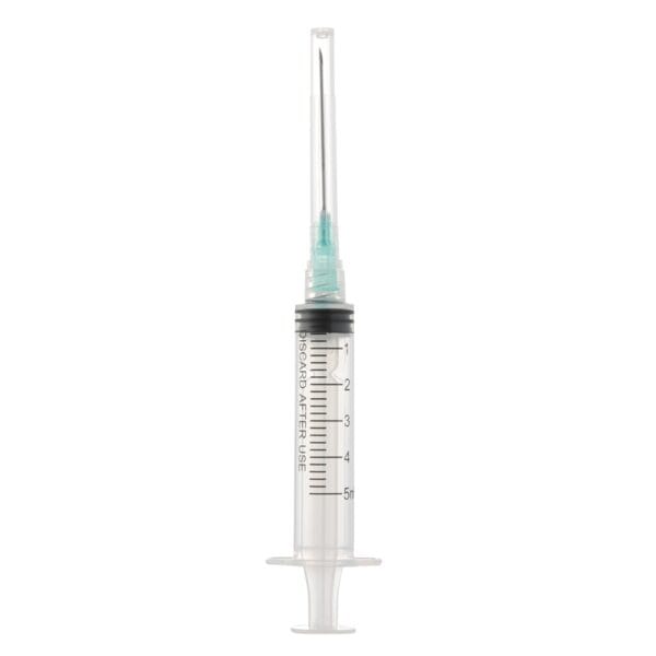 5ml Luer Slip Syringe with Needle - Disposable for Medical