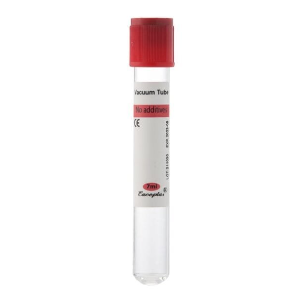 Our 7ml No Additive Vacuum Blood Collection Tube