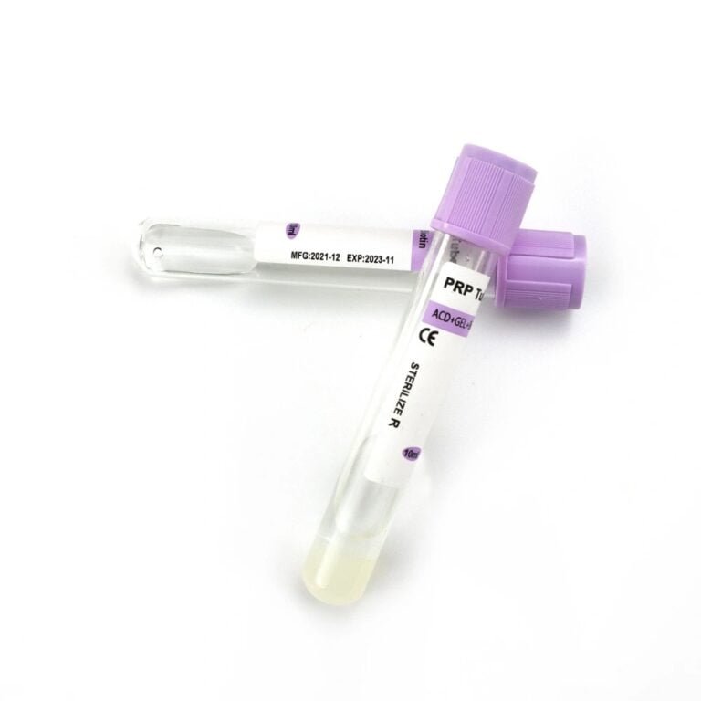 Disposable PRP Tube | Safe Blood Collection - Siny Medical