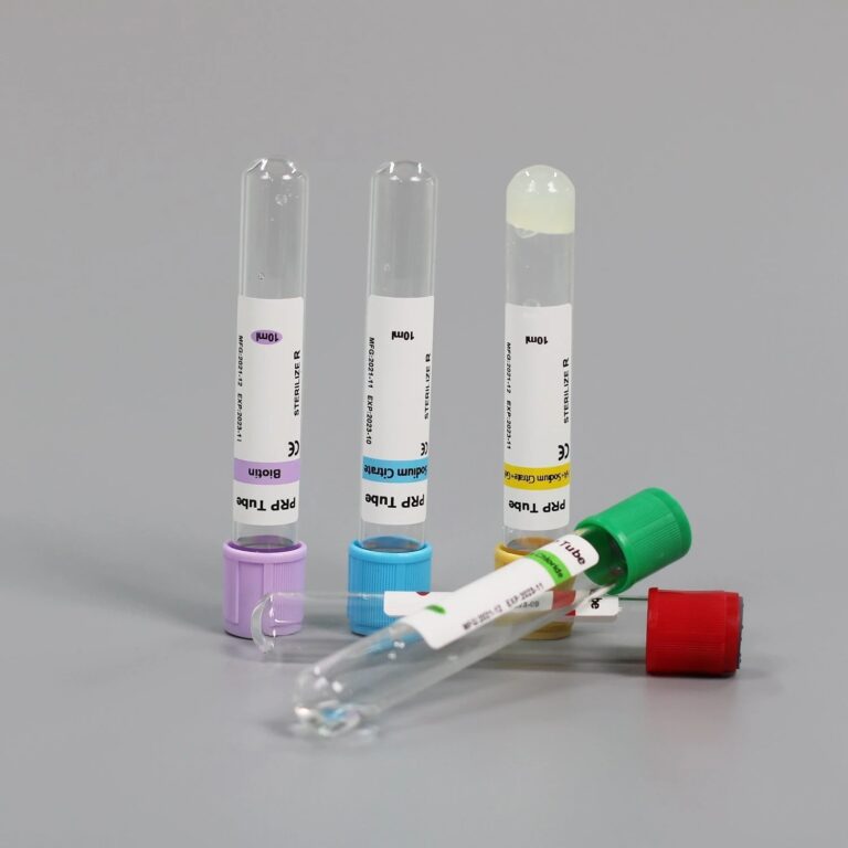 Glass Pet Disposable Vacuum Blood Collection PRP Tube