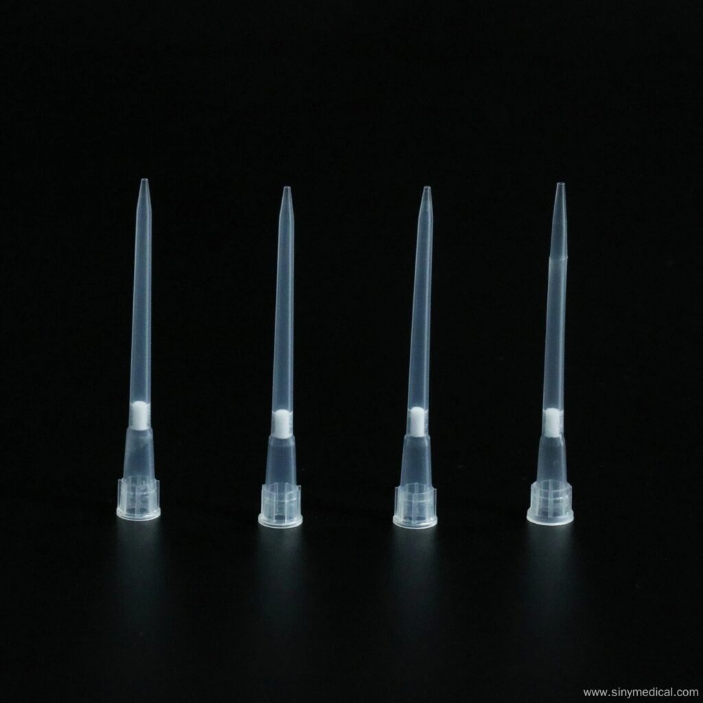 Plastic Eppendorf Filter Tip Disposable Pipette Tips