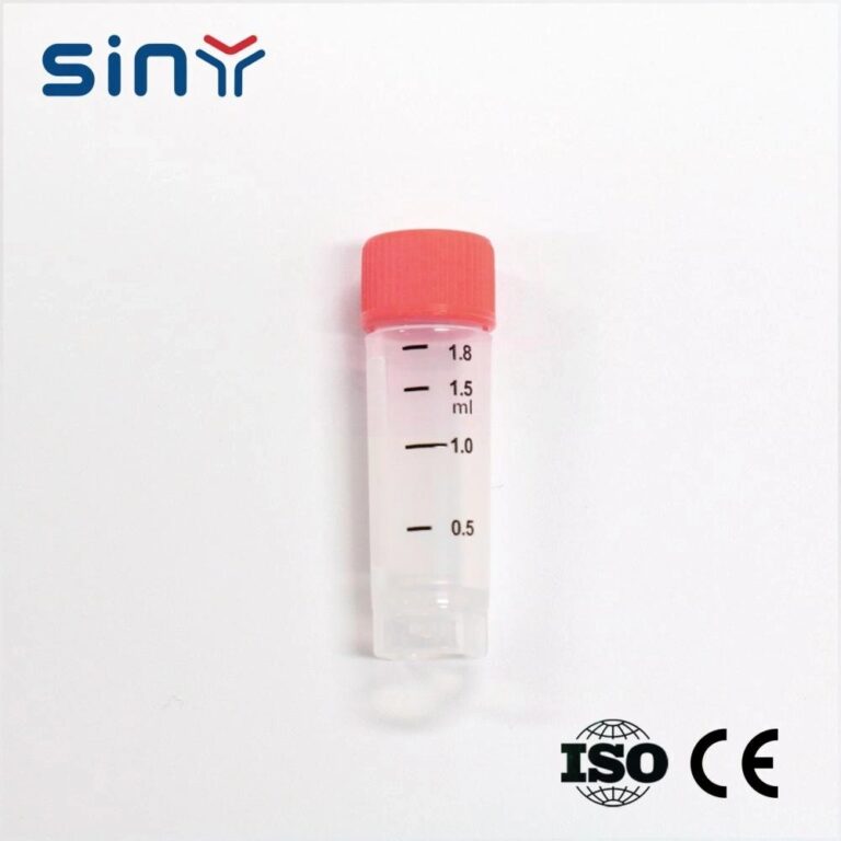 Leakproof Cryo Vial External Thread Plastic Specimen Tube