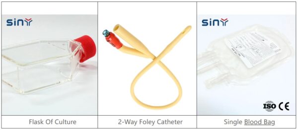 Silicone-Coated Latex Foley Catheter - 3-Way | Sinymedical