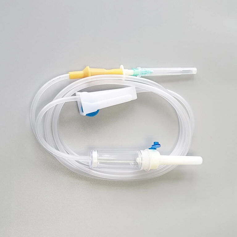 Sterile IV Set Disposable Syringe Needle Medical Infusion Set - Blood ...