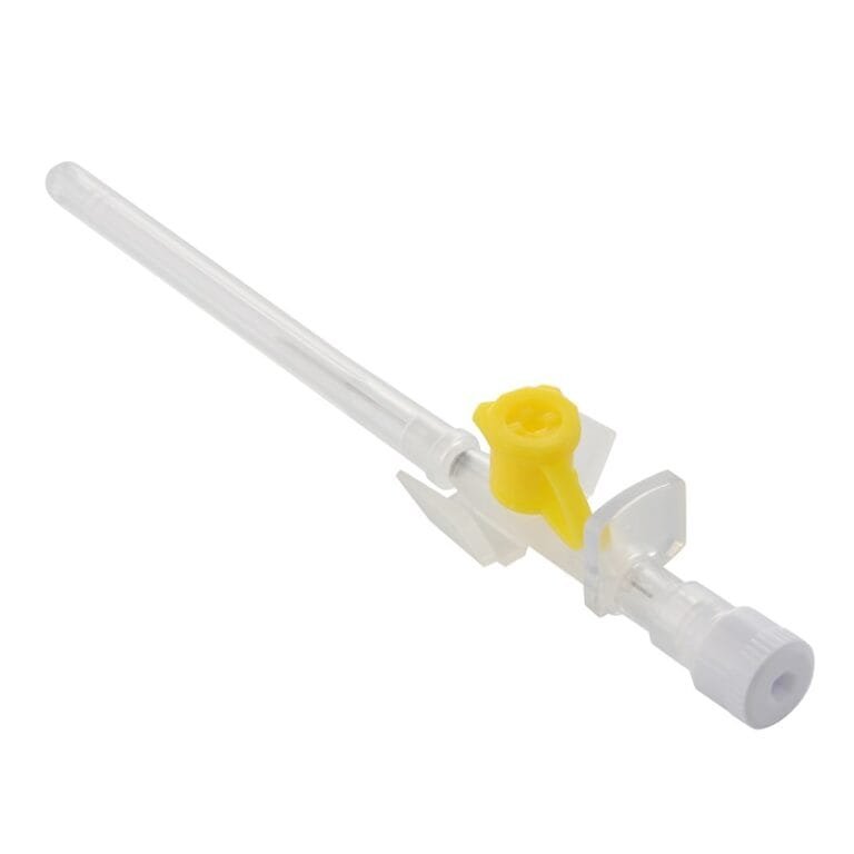 Plastic IV Cannula Venous Indwelling Needle - Blood Collection Tube ...